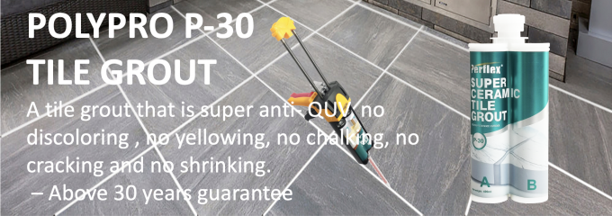 P-30 jaunissant non le coulis Perflex Polypro P-30, résistance aux ...